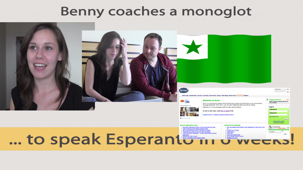 Week 1 of a monoglot's first language learning journey (Benny coaches ...