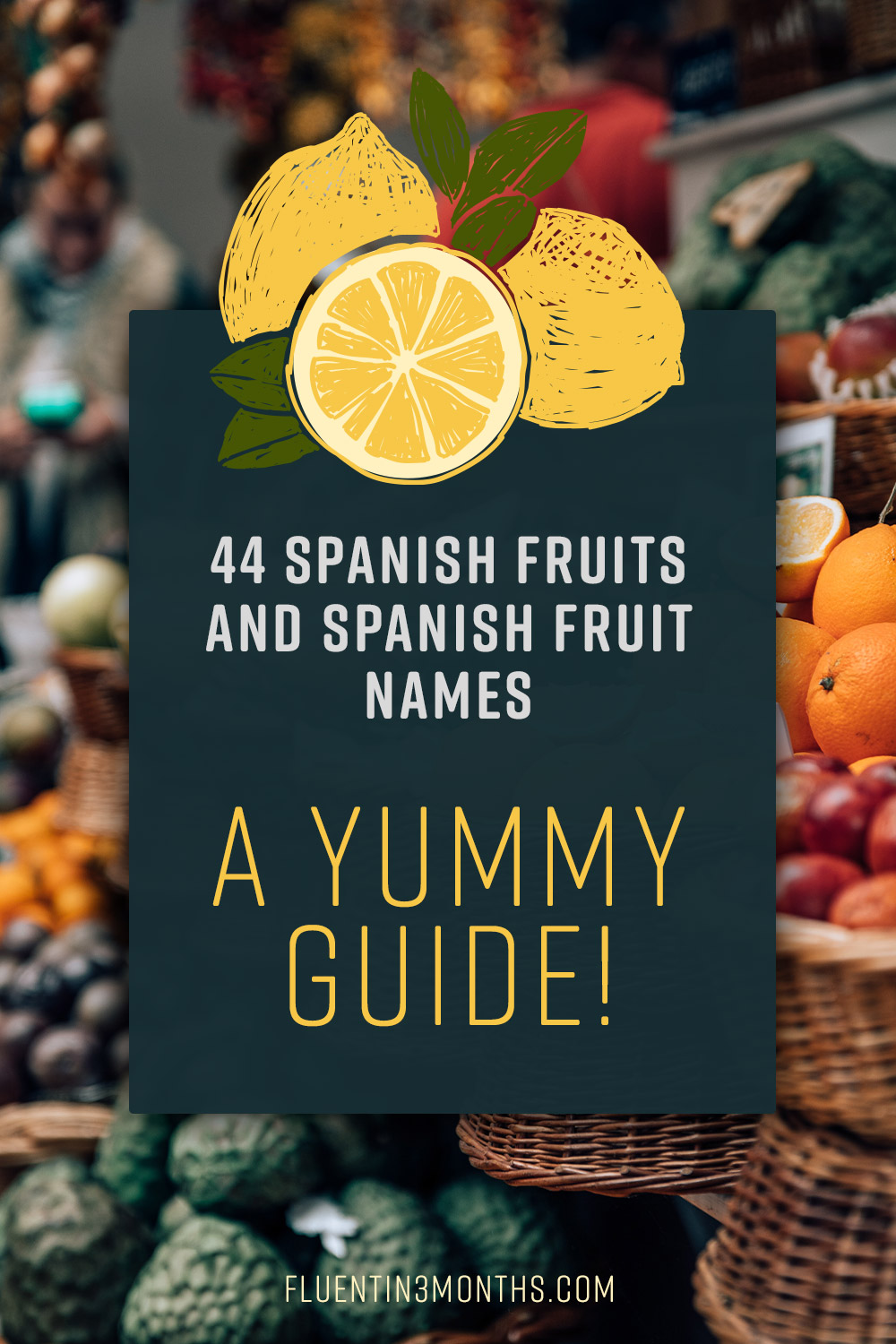 Fruit Names In Spanish