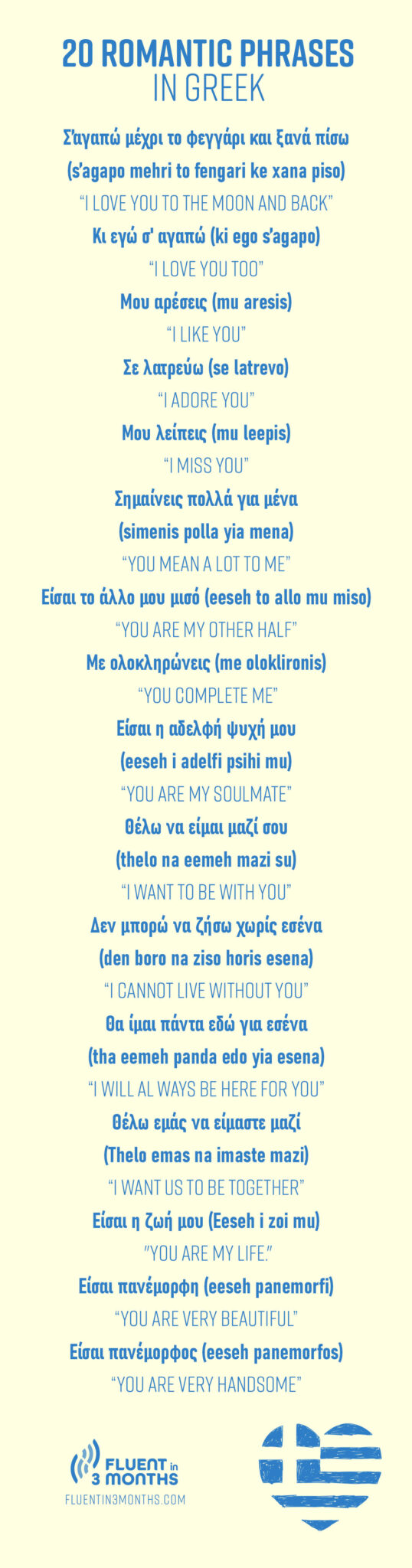 How to Say “I Love You” in Greek (+ 53 More Romantic Greek Phrases)